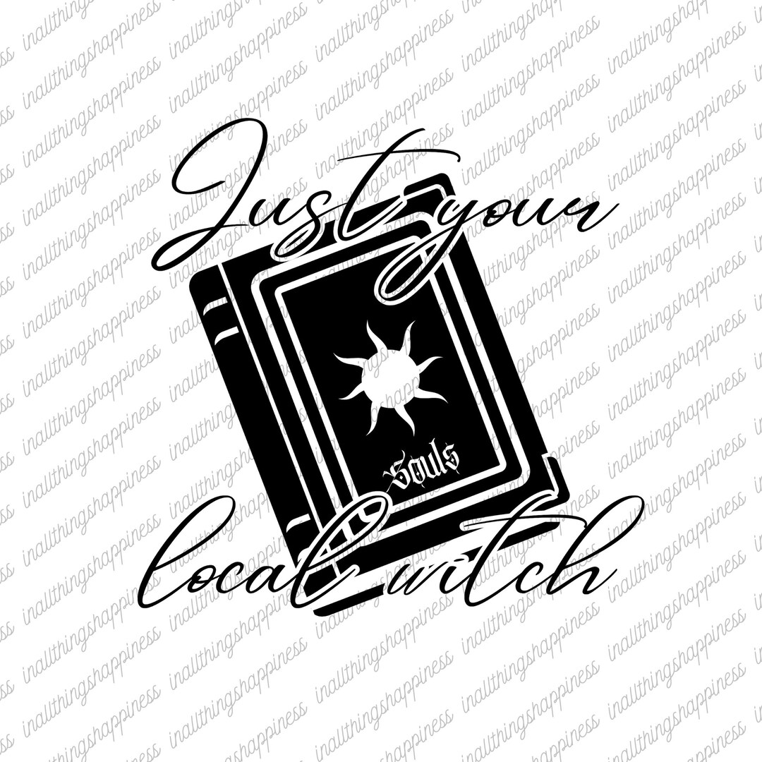 Witch Svg, Spellbook Svg, Dark Svg, Halloween Svg, Book Svg, Png Pdf ...