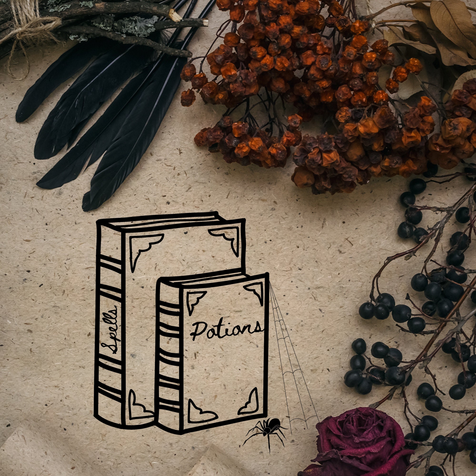 Spell Book Svg, Witch Svg, Dark Svg, Halloween Svg, Book Svg, Spider ...