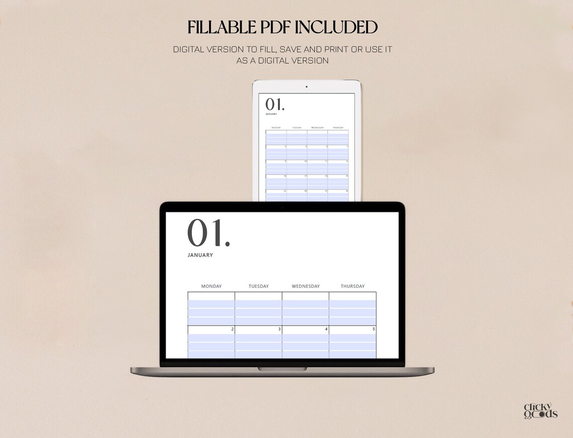 Printable Monthly Calendar on Two Pages With Notes Printable Calendar ...