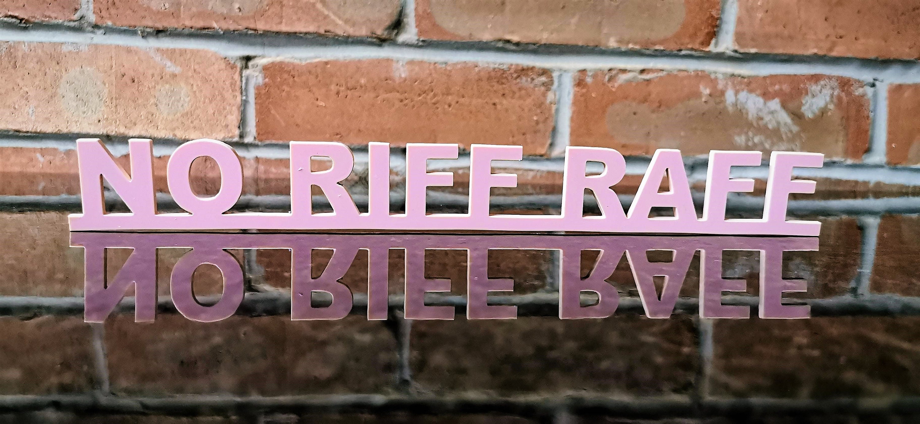 NO RIFF RAFF Door Topper Shelf Decor Wall Decor - Etsy UK