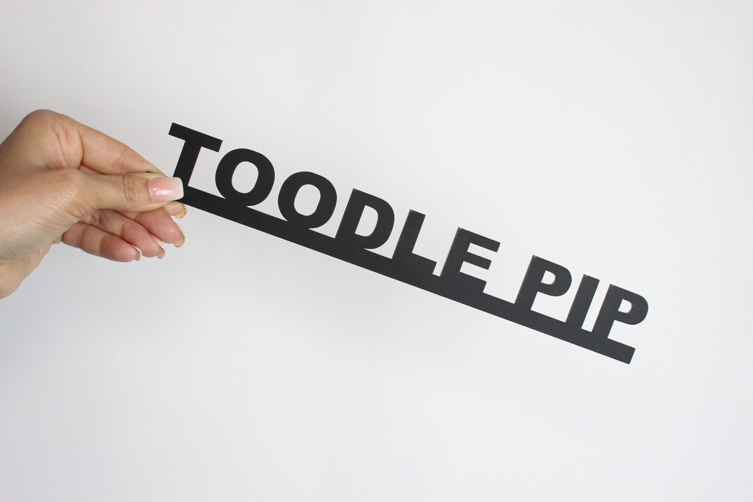 TOODLE PIP, Door Topper, Shelf Decor, Wall Decor, Ledge Shelf Sign ...