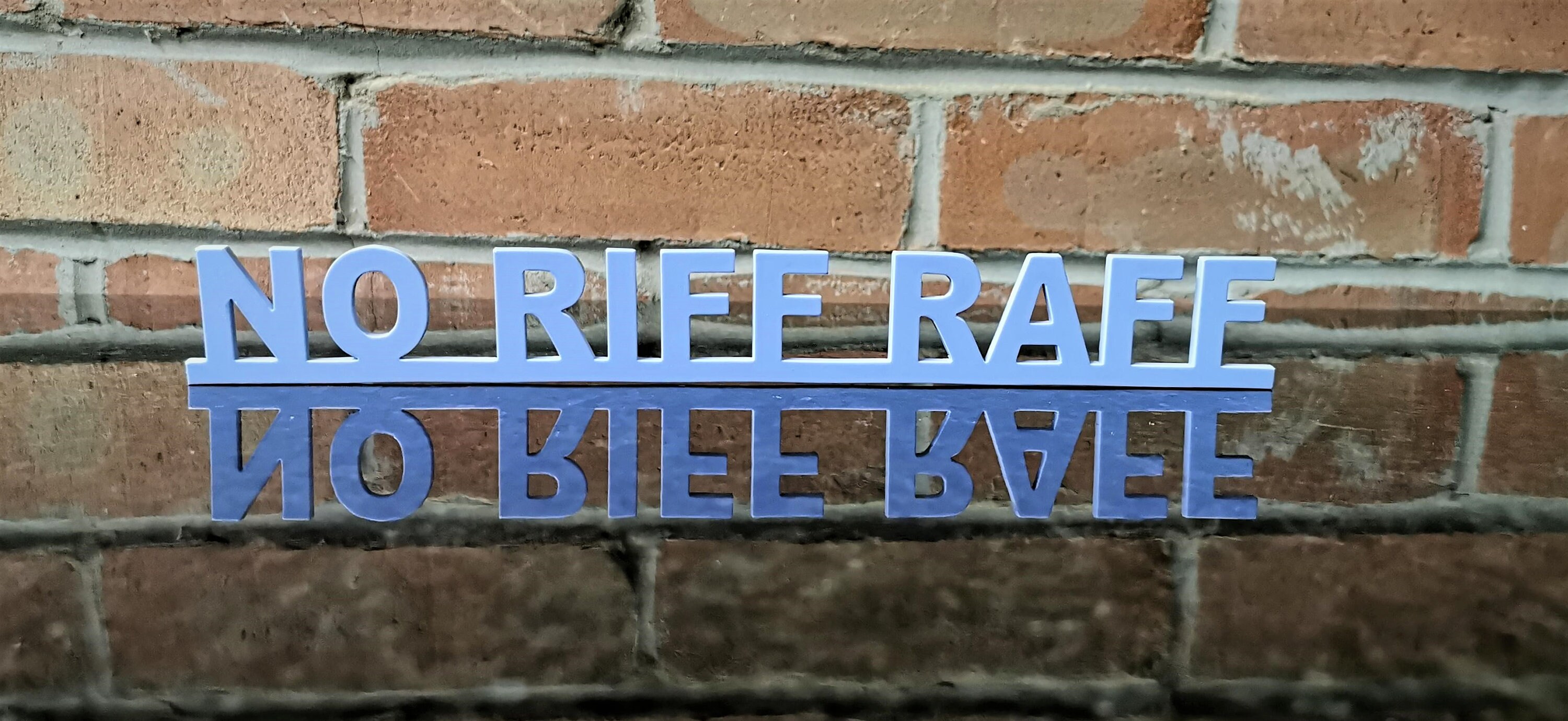 NO RIFF RAFF Door Topper Shelf Decor Wall Decor - Etsy UK