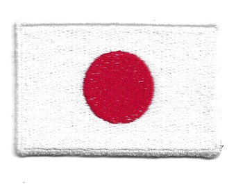 Japan Flag Embroidered Patch - Etsy