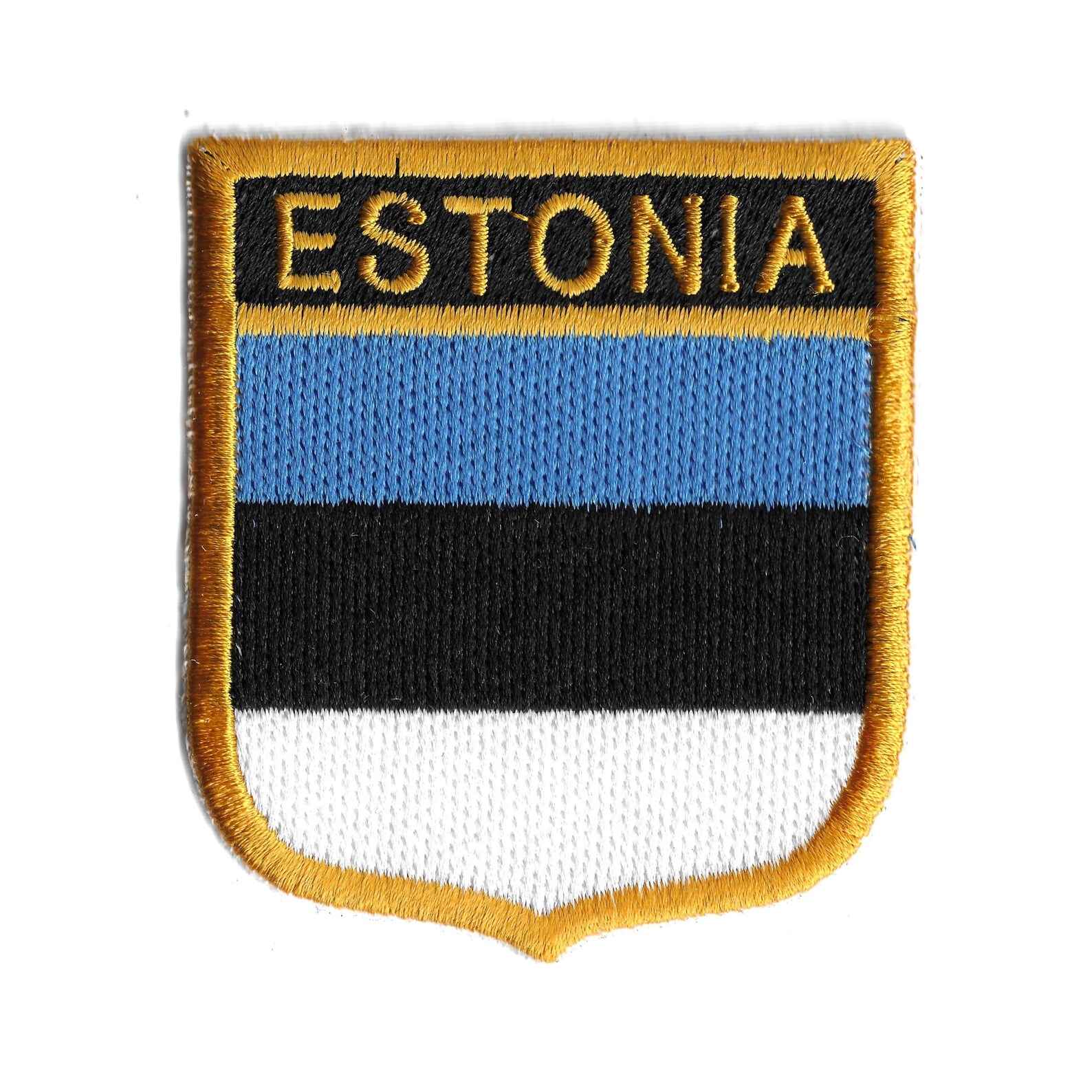 Estonia Flag Shield Patch – Embroidered Badge – Travel Souvenir Gift ...