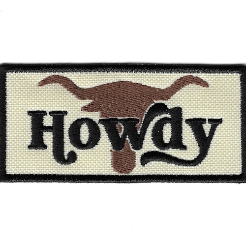 Howdy Rodeo Patch Cowgirl Embroidery Cowboy Iron On - Etsy