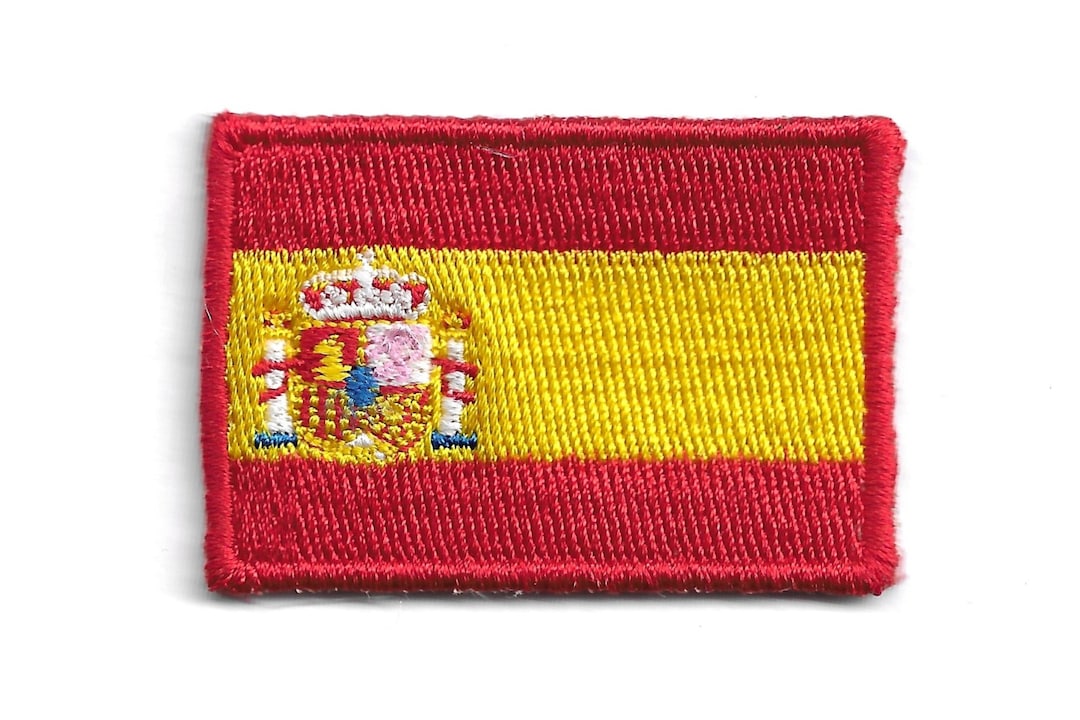 Spain Flag Embroidered Patch - Etsy