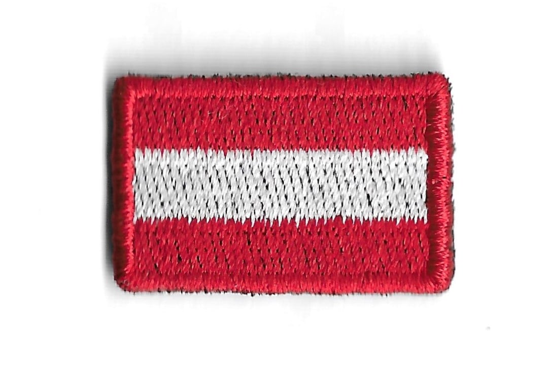 Mini Austria Flag Embroidered Patch Iron on Badge - Etsy