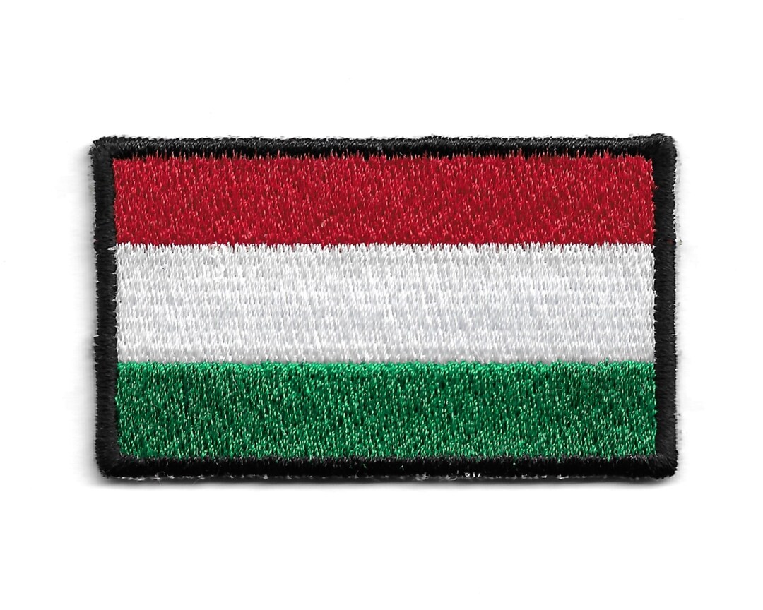 Hungary Flag Embroidered Patch - Etsy