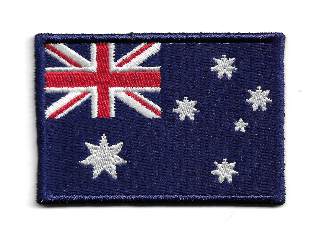 Australian Flag Iron-on Patch Badge - Etsy