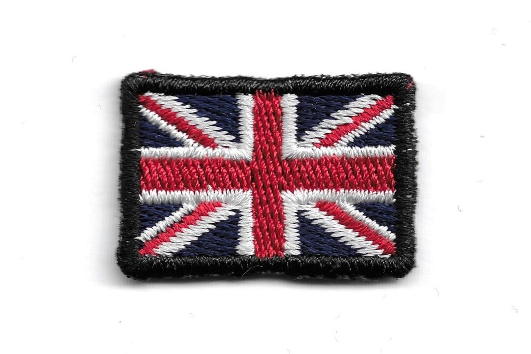 United Kingdom Mini Flag Patch – Embroidered Country Banner – Travel ...