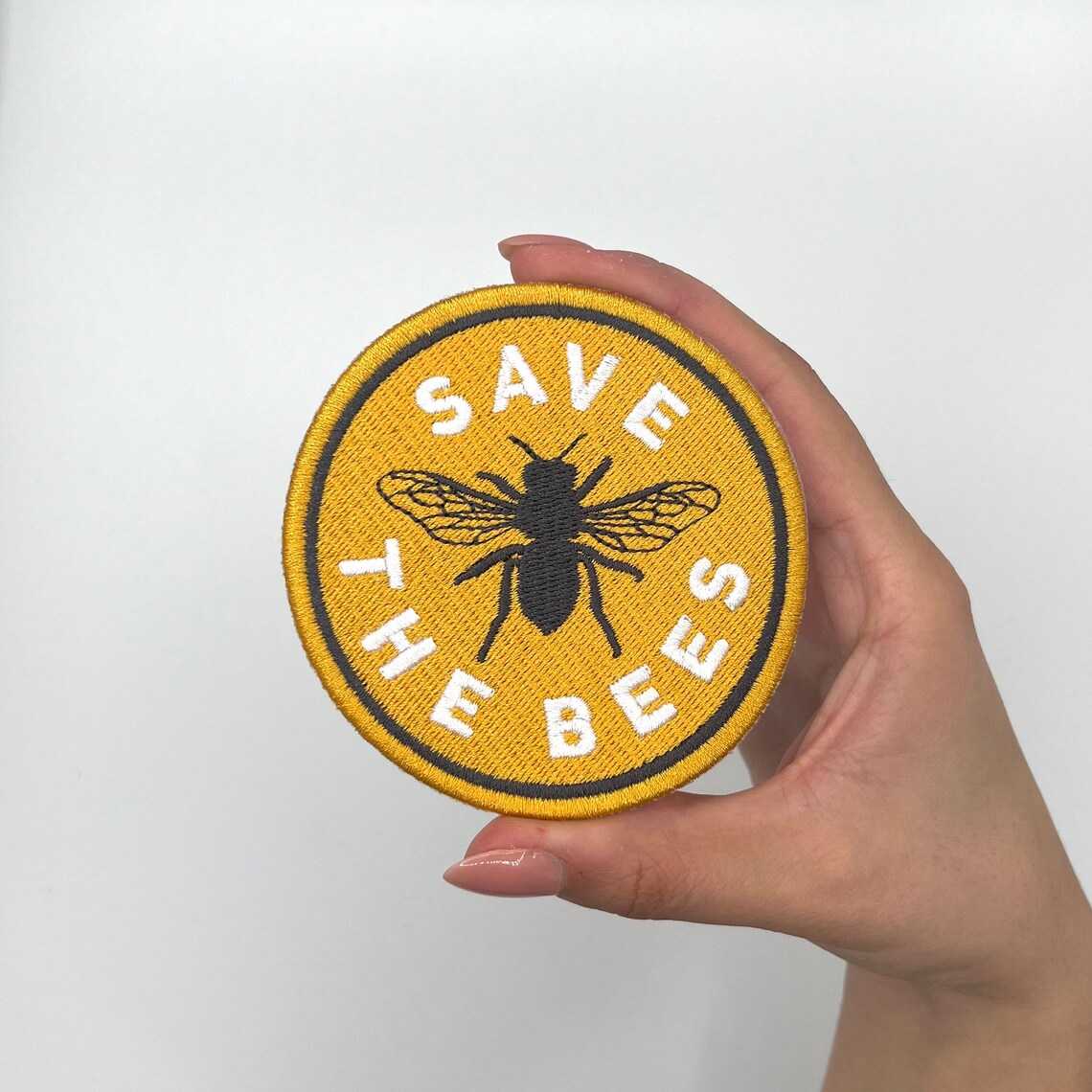 Save the Bees, Patch Embroidered, Iron On - Etsy