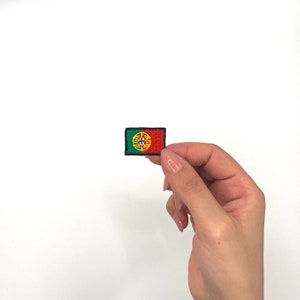 Portugal Mini Flag Patch – Embroidered National Banner – Travel ...