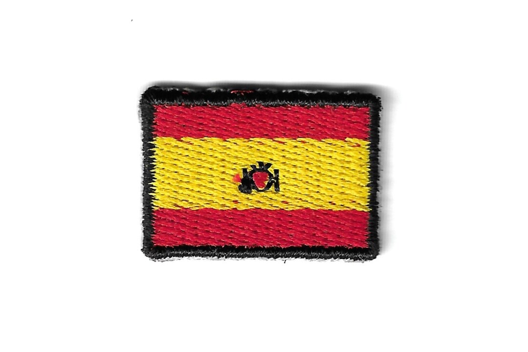 Mini Spain Flag - Espanha - Embroidered Patch Iron on Badge - Etsy