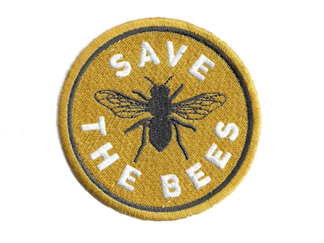 Save the Bees, Patch Embroidered, Iron On - Etsy