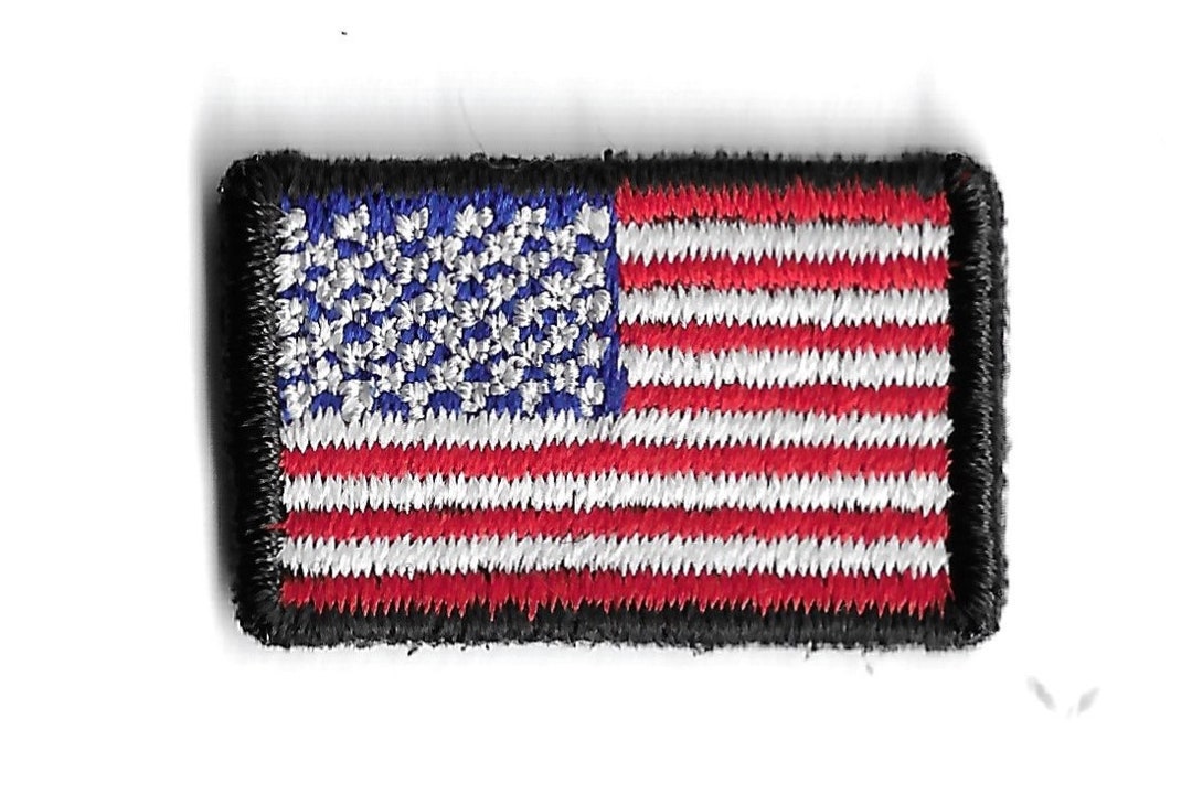 Mini American Flag - United States of America, USA Embroidered Patch ...