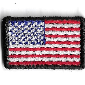 Mini American Flag - United States of America, USA Embroidered Patch ...