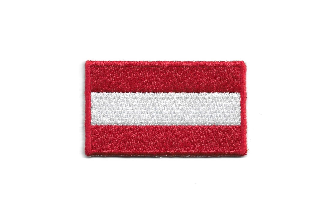Austria Flag Embroidered Patch - Etsy