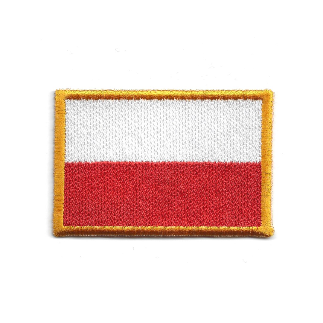 Poland Flag Patch – Medium Embroidered Badge – Travel Souvenir Gift ...