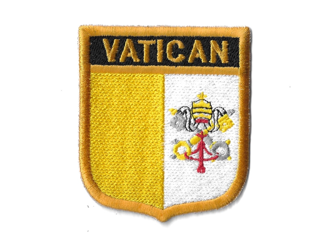 Vatican Shield Patch Flag Embroidered Iron On - Etsy