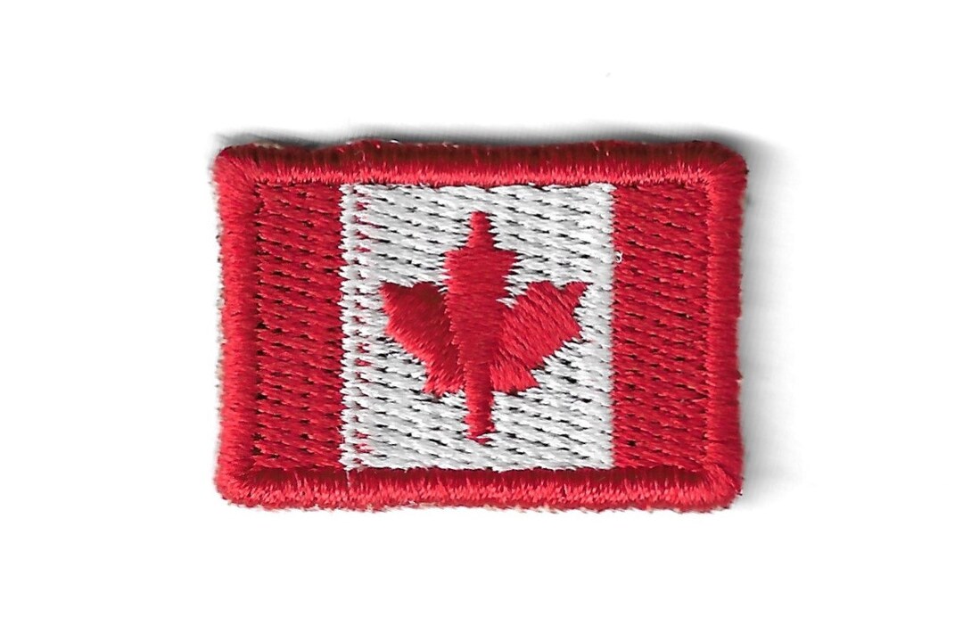 Mini Canada Flag Embroidered Patch Iron on Badge - Etsy