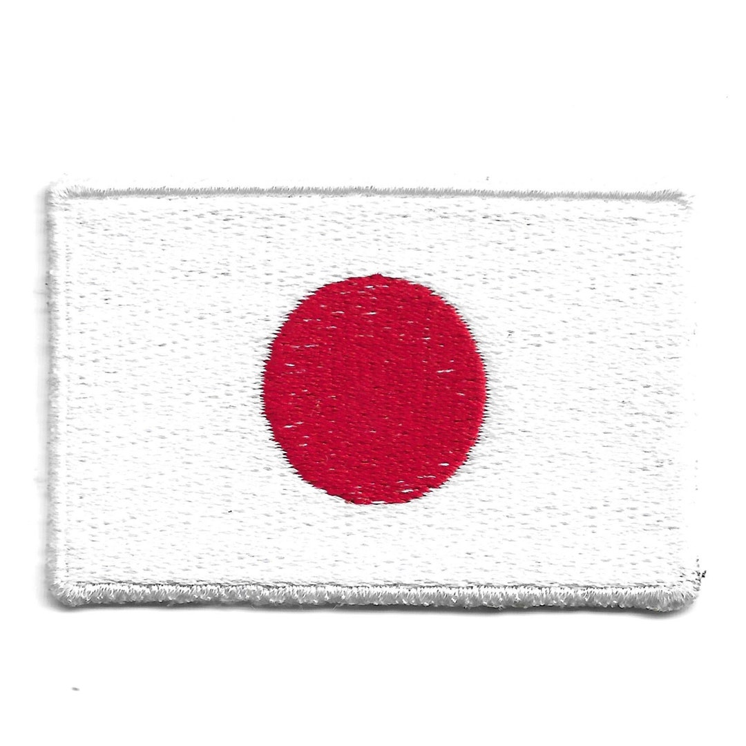 Japan Flag Embroidered Patch - Etsy