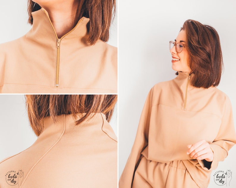 Lounge Set Sewing Pattern Pdf | Sew the Perfect Women Sweat Set. Two ...