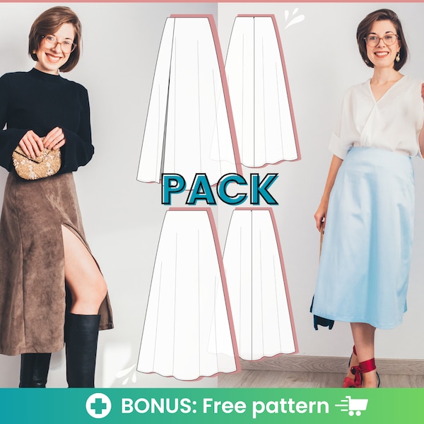 A Line Skirt Pattern - Etsy