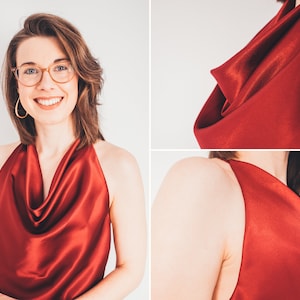 Halter Top Pattern | Sew the Satin Top of the Summer With This Women ...