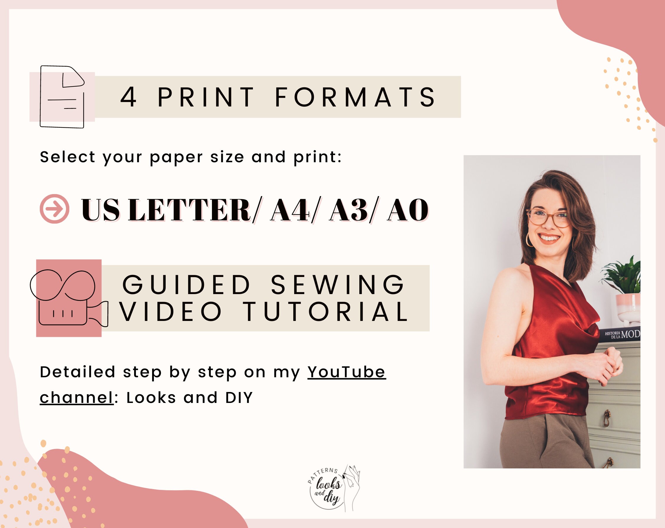 Halter top pattern | Sew the satin top of the summer with this women ...