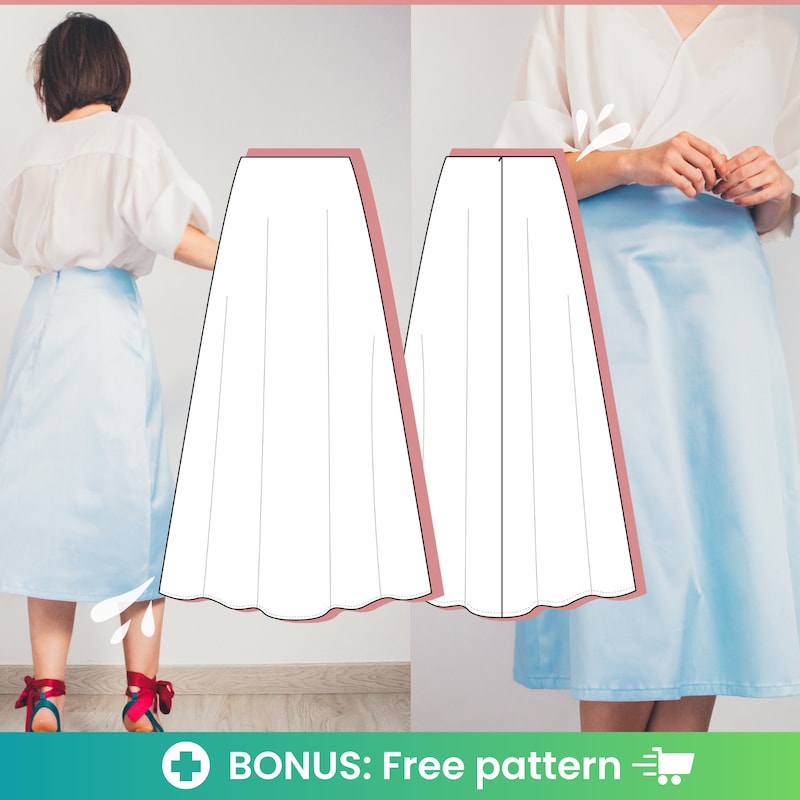 A Line Skirt Pattern - Etsy