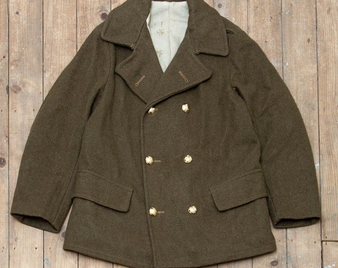 Vintage British Army Tailored Dismounted Wool Greatcoat - Etsy