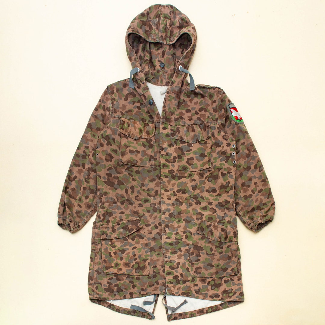 Rare 50s Vintage Austrian Pea Dot Camo Parka X-large - Etsy
