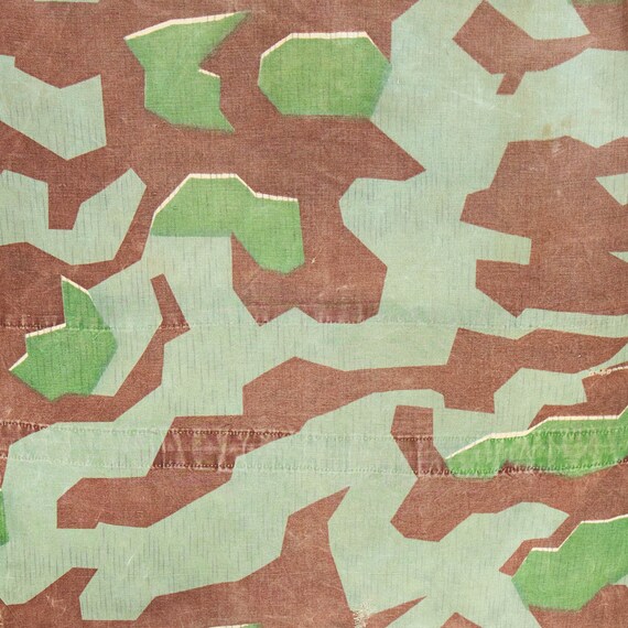 Rare 50s Vintage German Army Splintermuster Camo Fiel… - Gem