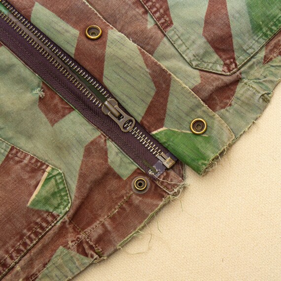 Rare 50s Vintage German Army Splintermuster Camo Fiel… - Gem