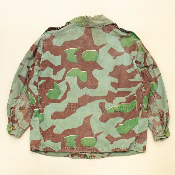 Rare 50s Vintage German Army Splintermuster Camo Fiel… - Gem
