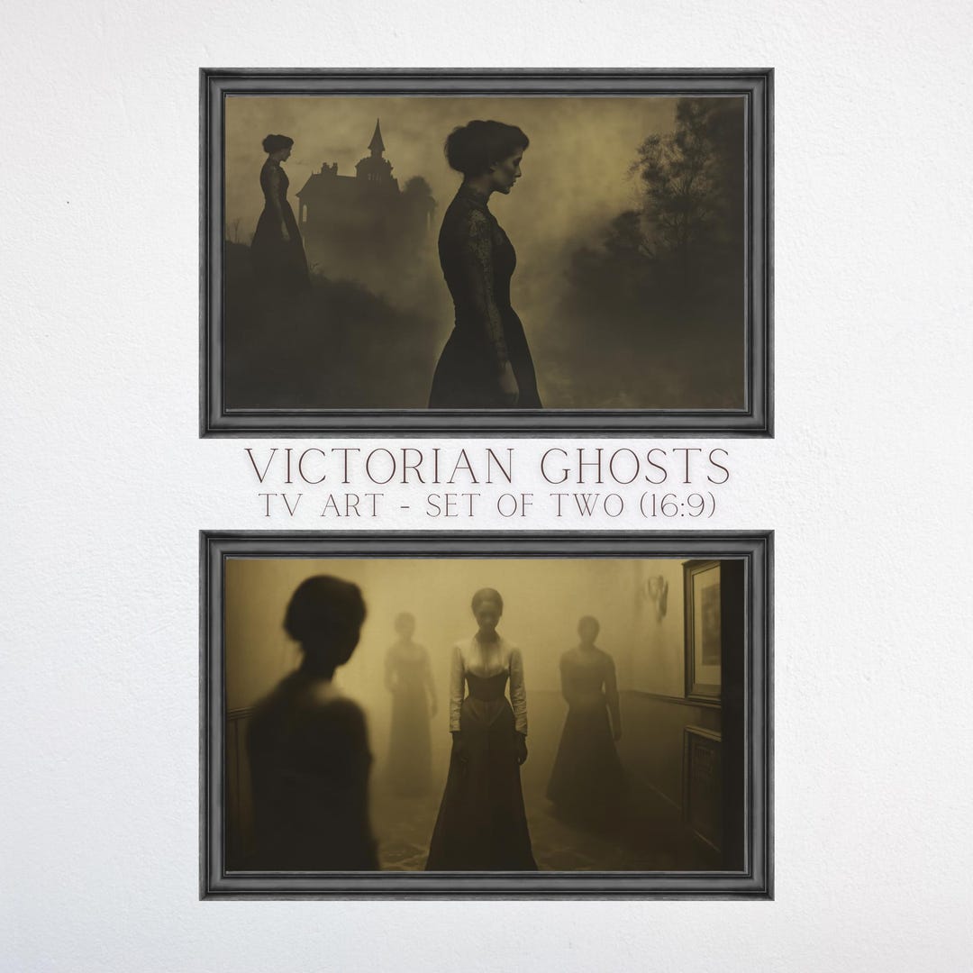 Victorian Ghosts | Frame TV Art | Desktop Wallpaper | Vtuber Background ...