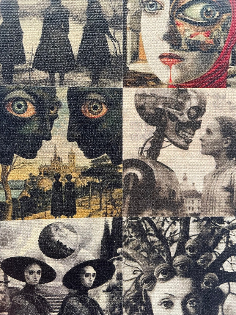 Gothic Surrealism Wallpaper Sticker Pack 3 Sticker Sheets 18 Stickers ...