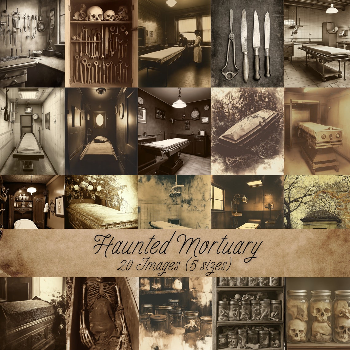 Haunted Mortuary 20 Images 5 Sizes // Scrapbook Images // Collage ...