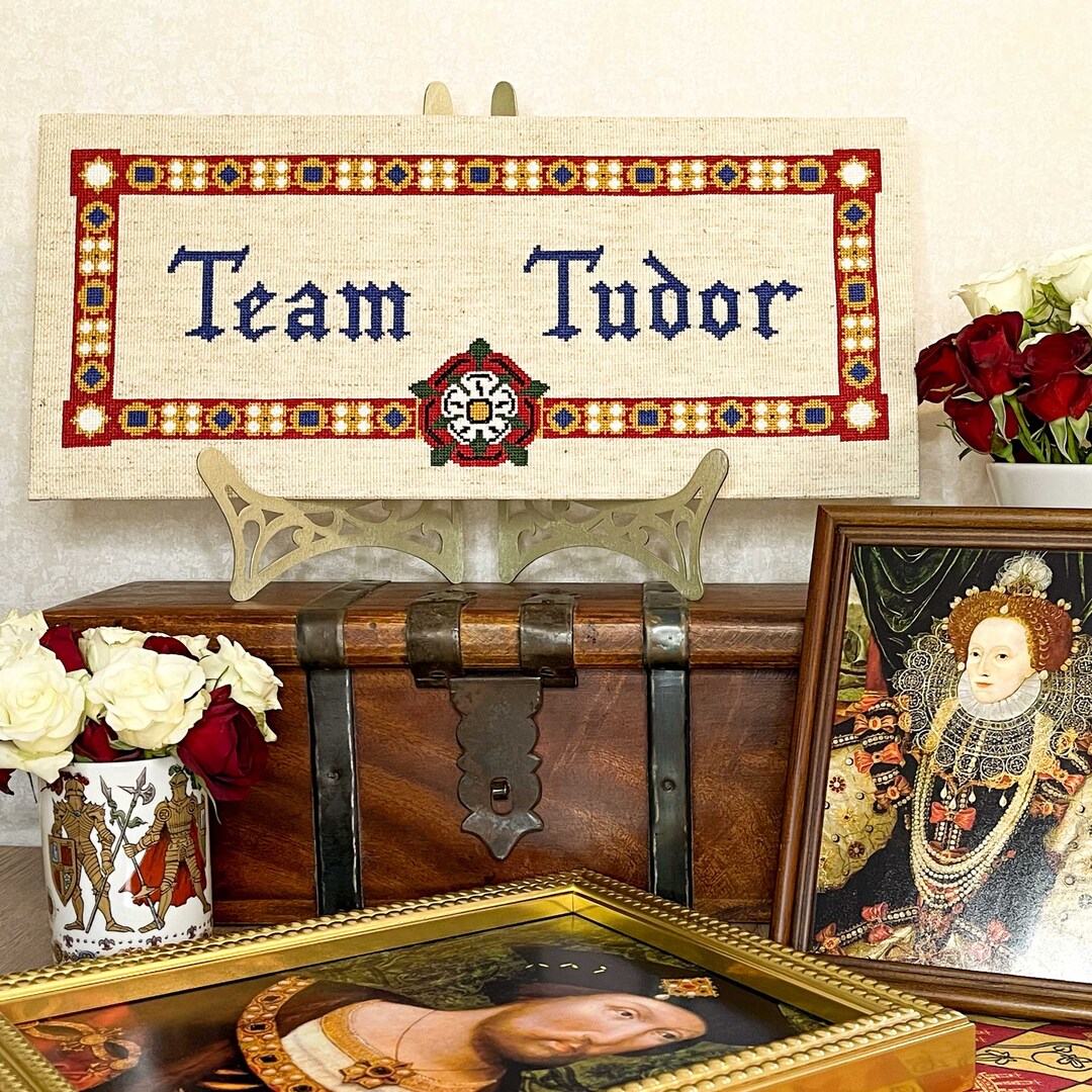 Team Tudor Cross Stitch Pattern (large) | PDF Instant Download | Gift ...