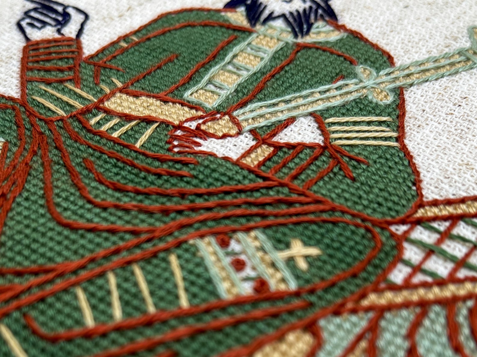 Bayeux Tapestry Cross Stitch Pattern: Edward the Confessor | PDF ...