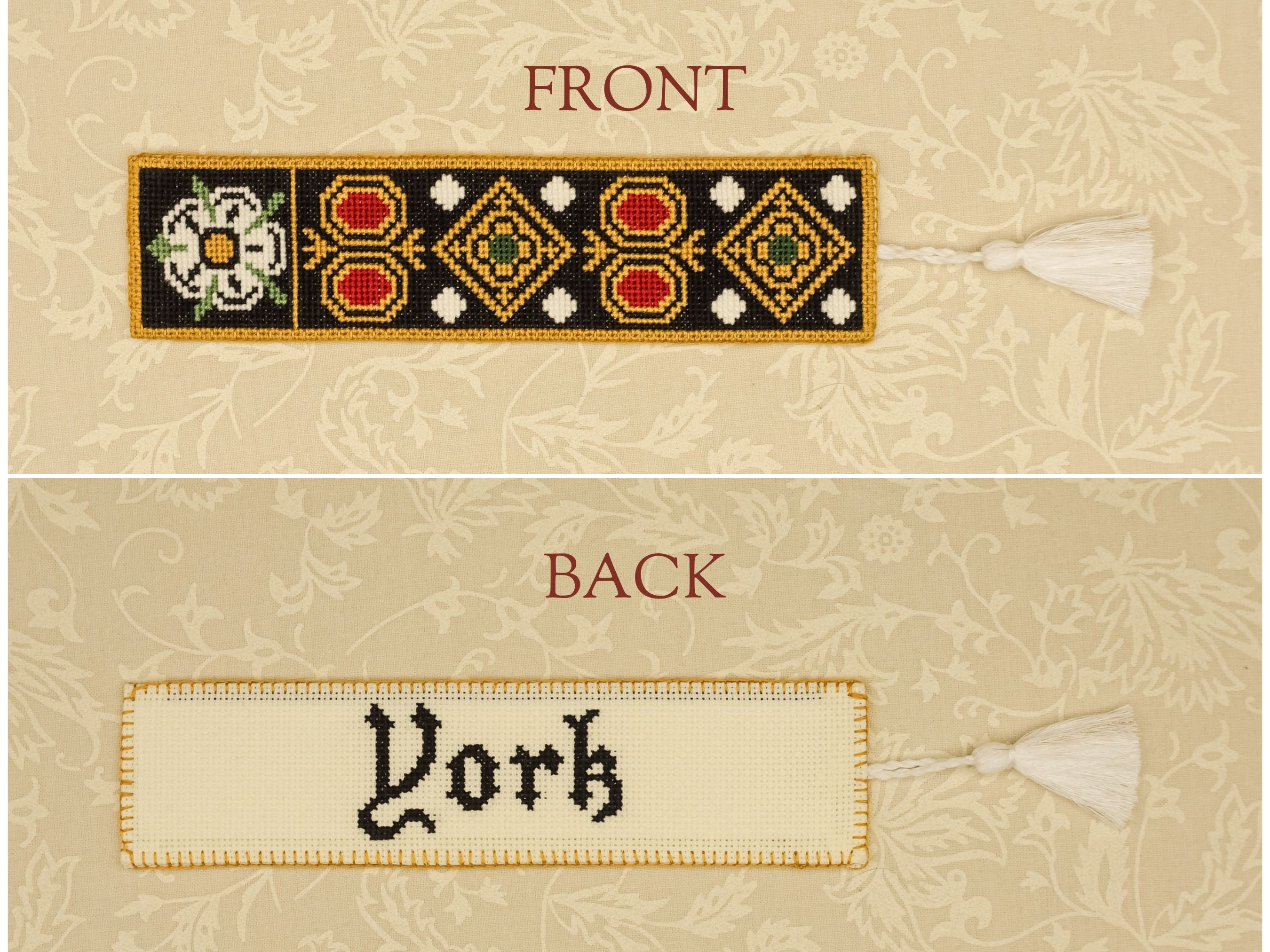 House of York Bookmark Cross Stitch Pattern | PDF Instant Download ...