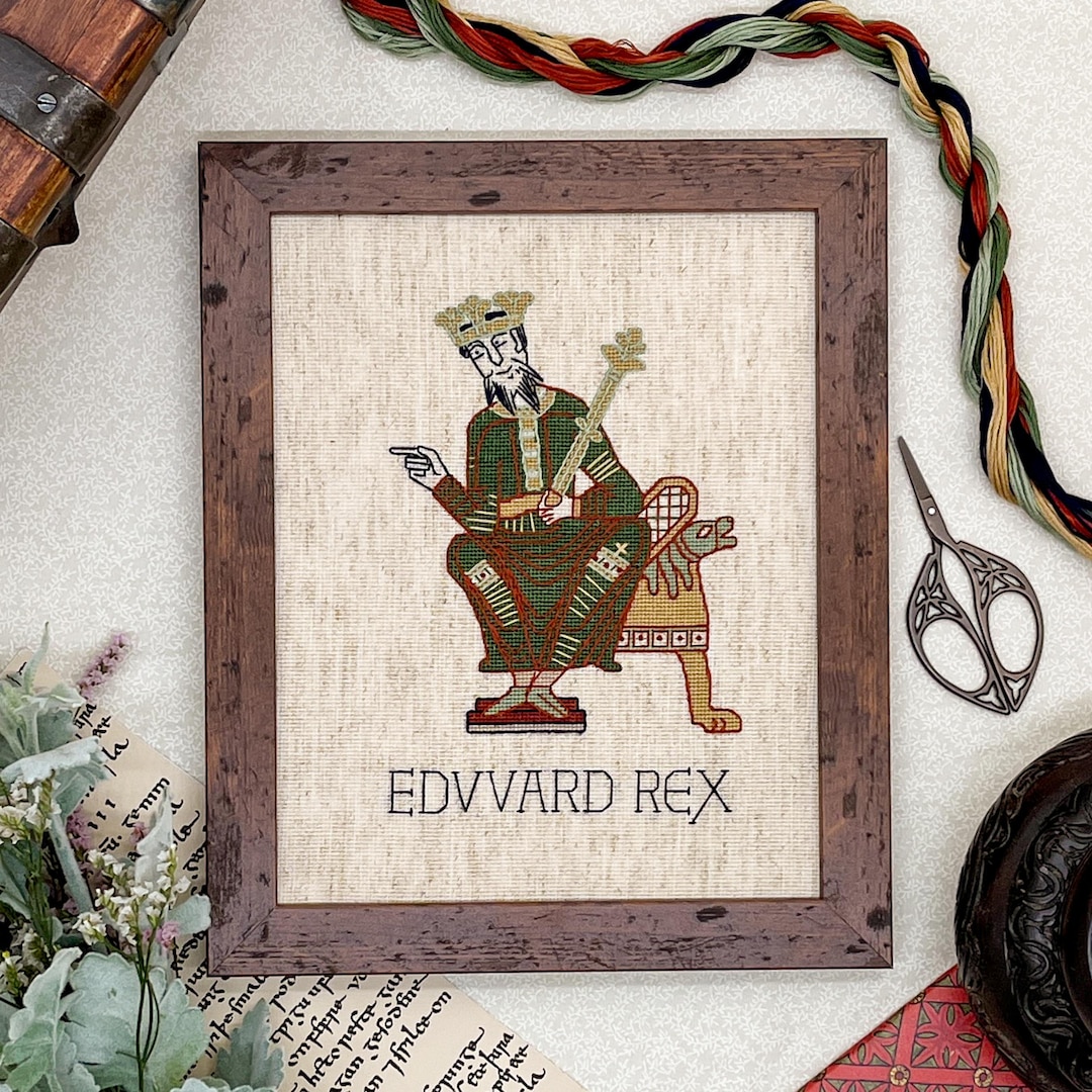 Bayeux Tapestry Cross Stitch Pattern: Edward the Confessor | PDF ...