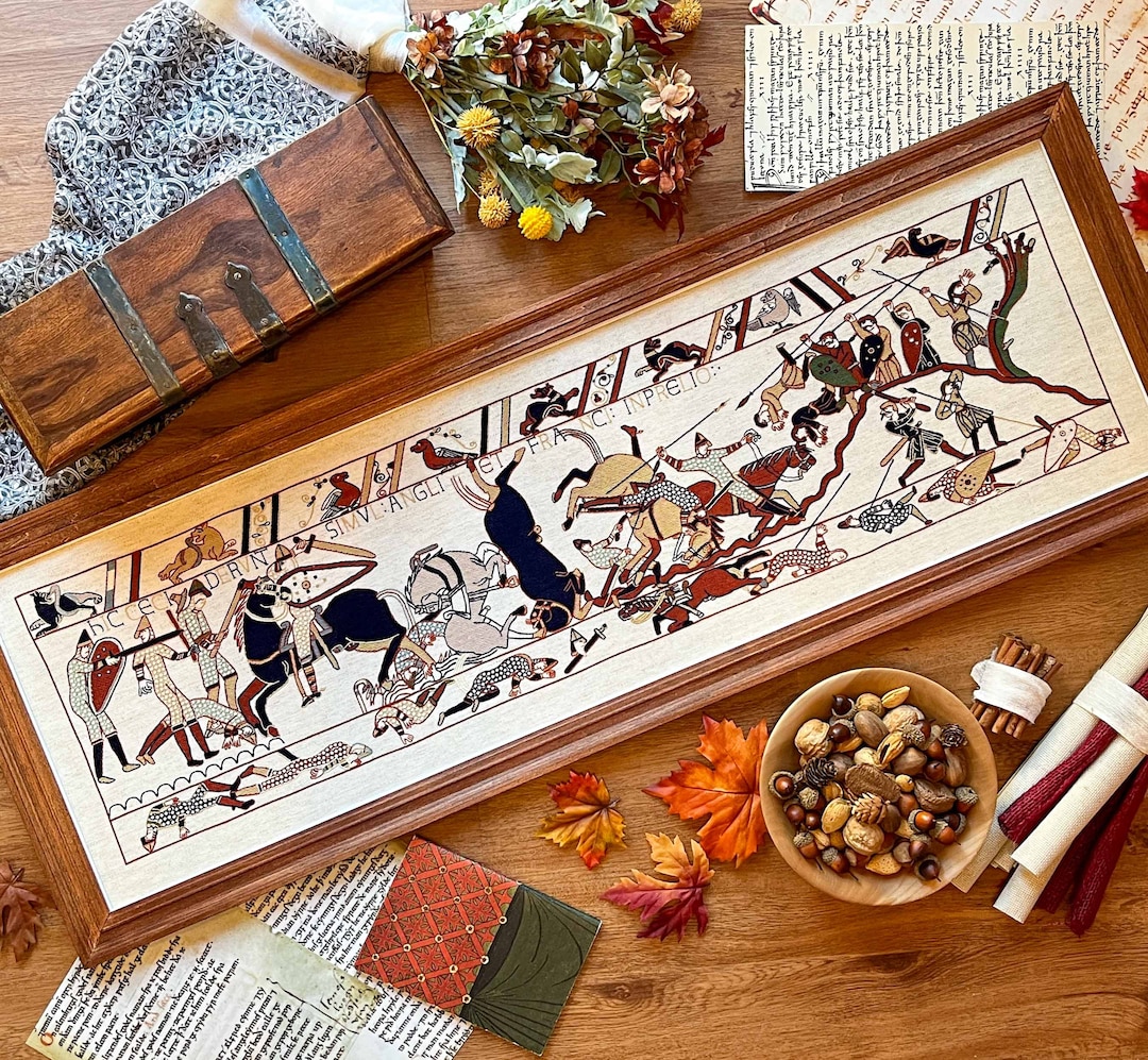 Bayeux Tapestry Cross Stitch Pattern: Battle of Hastings | PDF Instant ...