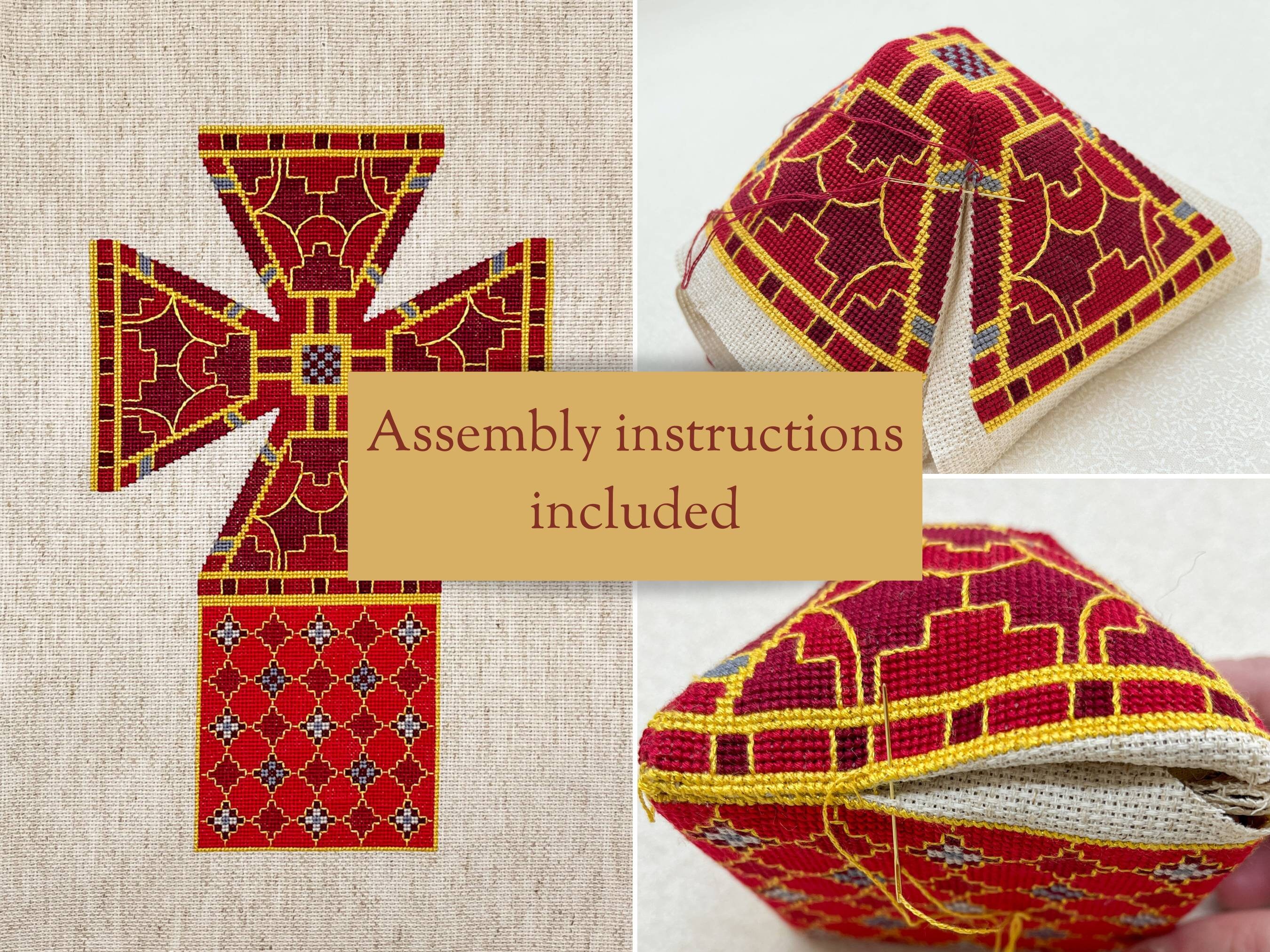 Sutton Hoo Pincushion Cross Stitch Pattern | PDF Instant Download | for ...