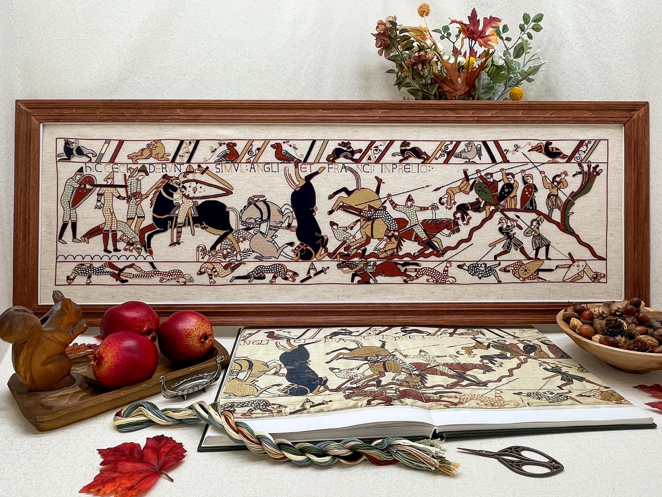 Bayeux Tapestry Cross Stitch Pattern: Battle of Hastings | PDF Instant ...