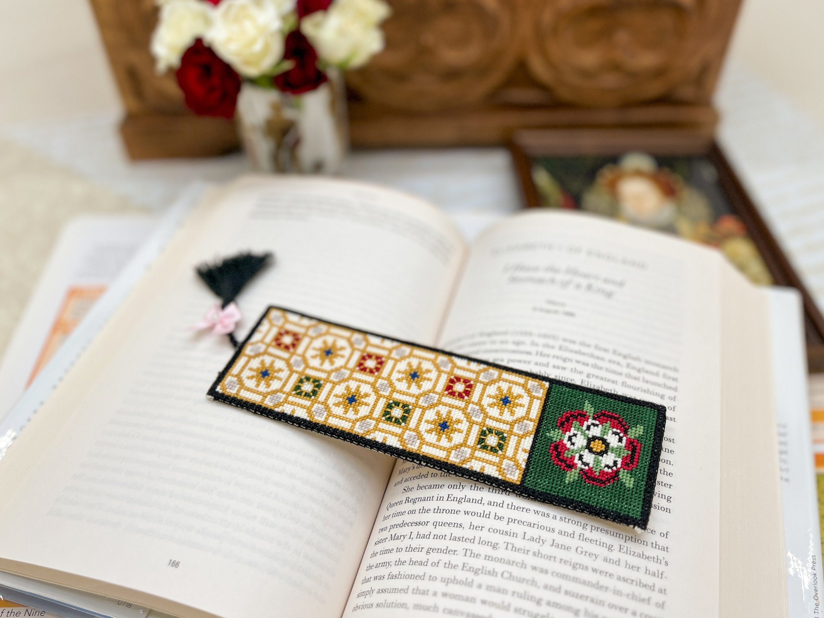 Elizabeth I Bookmark Cross Stitch Pattern | PDF Instant Download | Gift ...