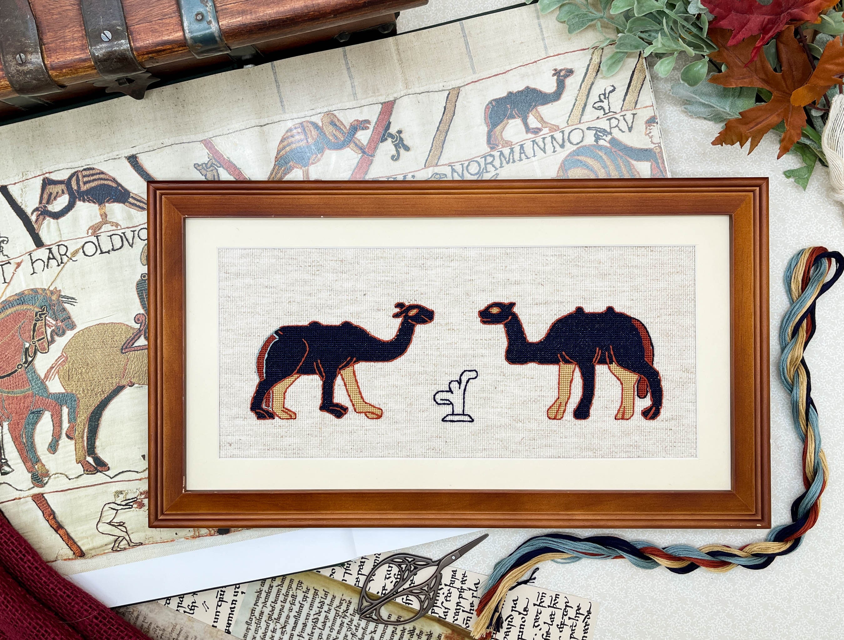 Bayeux Tapestry Cross Stitch Pattern: Camels | PDF Instant Download ...