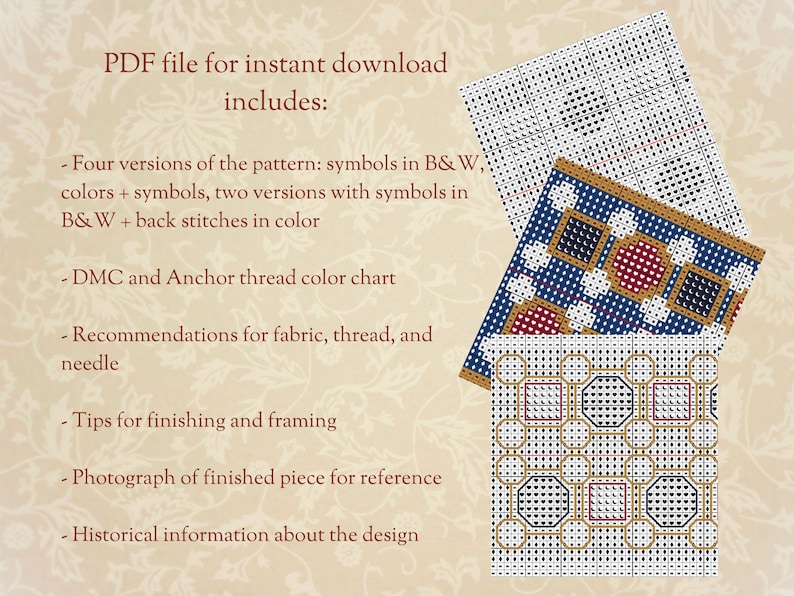 William the Conqueror Bookmark Cross Stitch Pattern PDF Instant ...