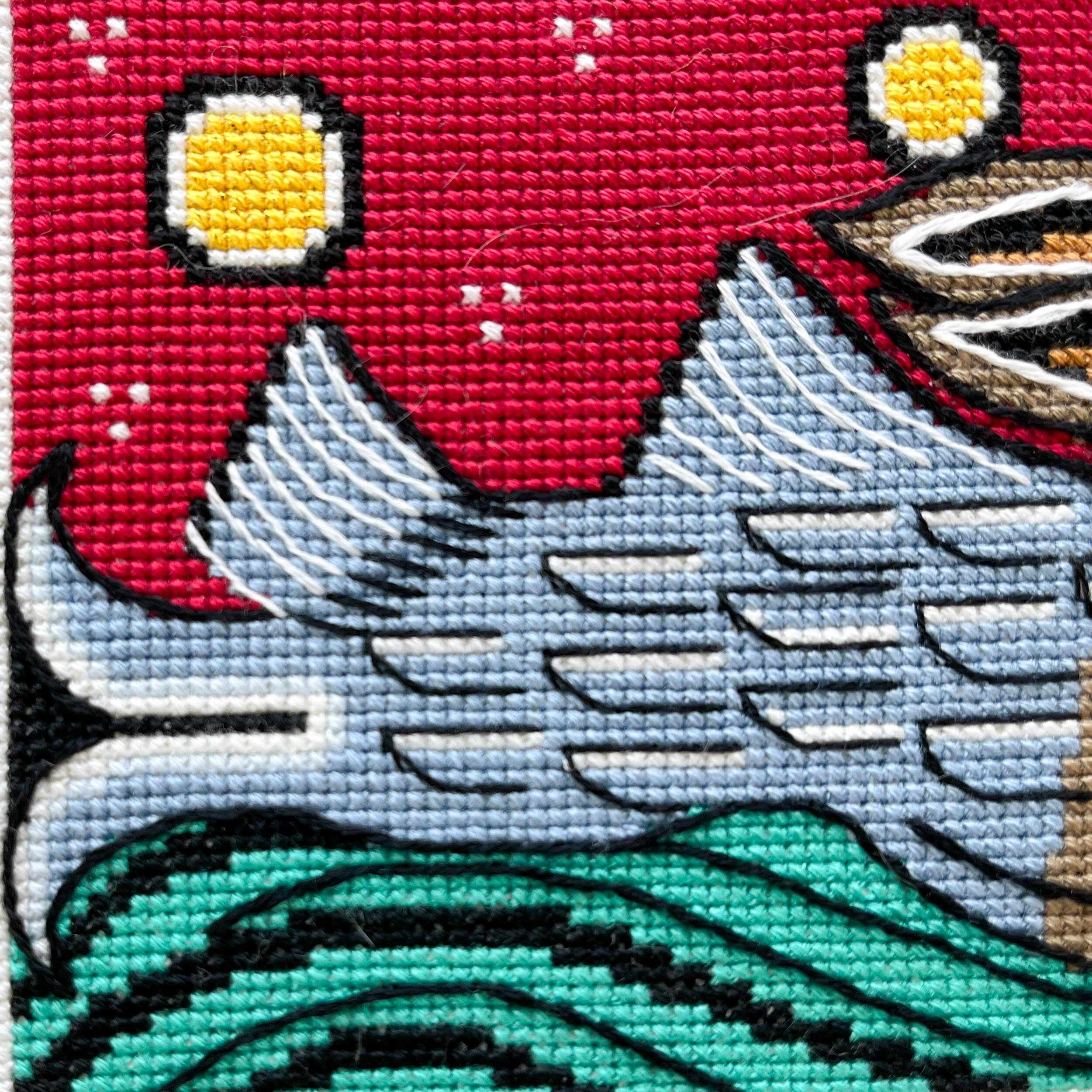 Medieval Beast: Sea-hare Cross Stitch Pattern | PDF Instant Download ...