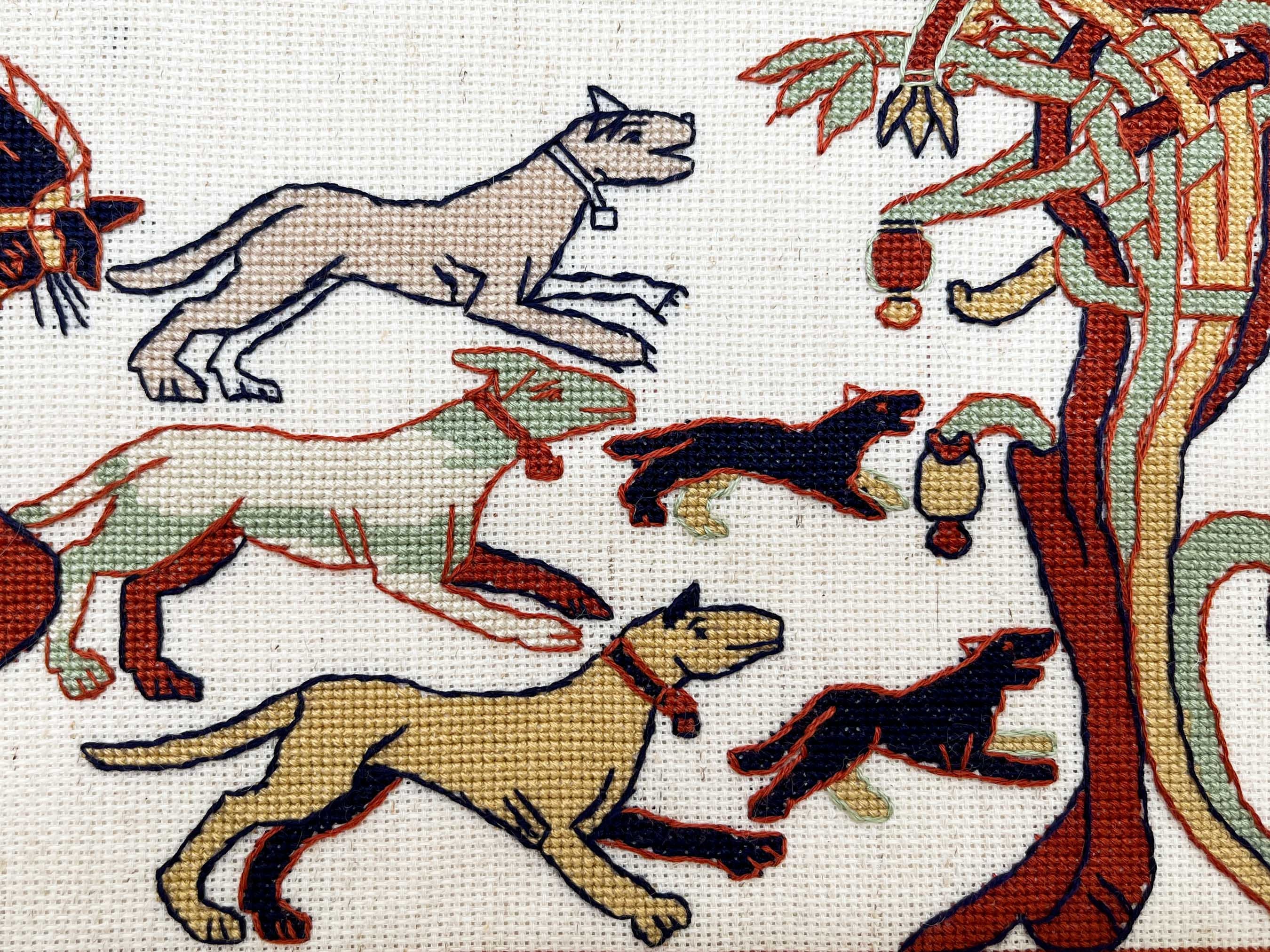 Bayeux Tapestry Cross Stitch Pattern: Harold Godwinson’s Entourage ...